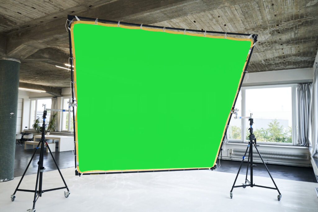 12" x 12" butterfly green screen - blue screen - raw studios.